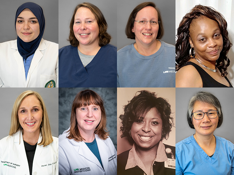 Meet 8 Women from UAB's Trauma, Burn, & Wound Care Services