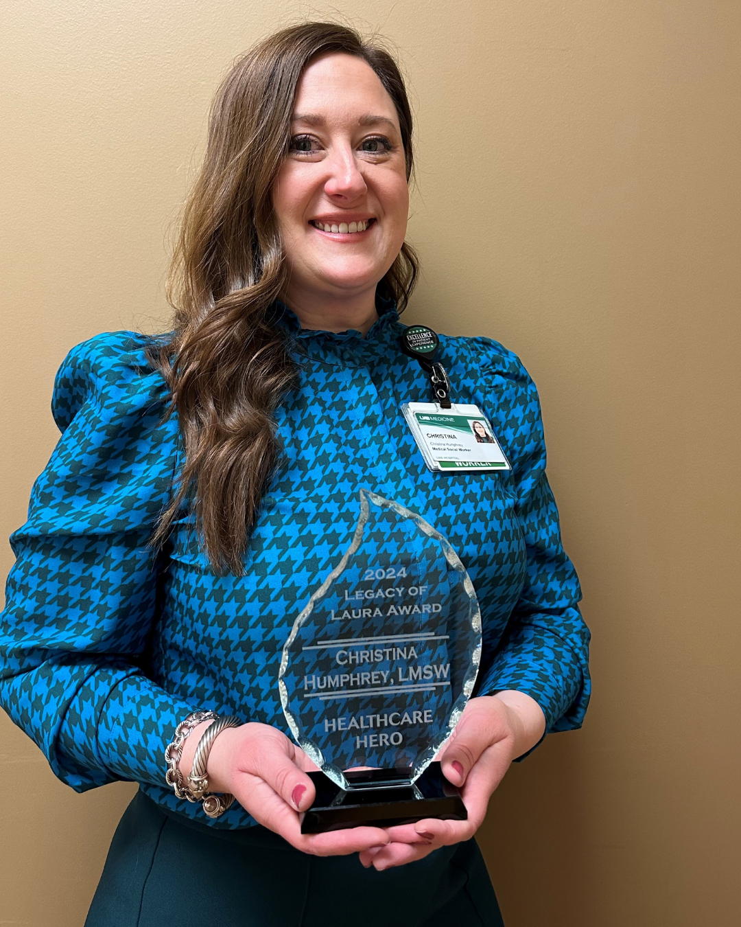 UAB social worker honored as a Legacy of Laura Healthcare Hero