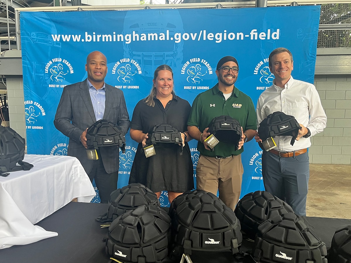 UAB & BYSL to enhance youth sports safety with Guardian Caps