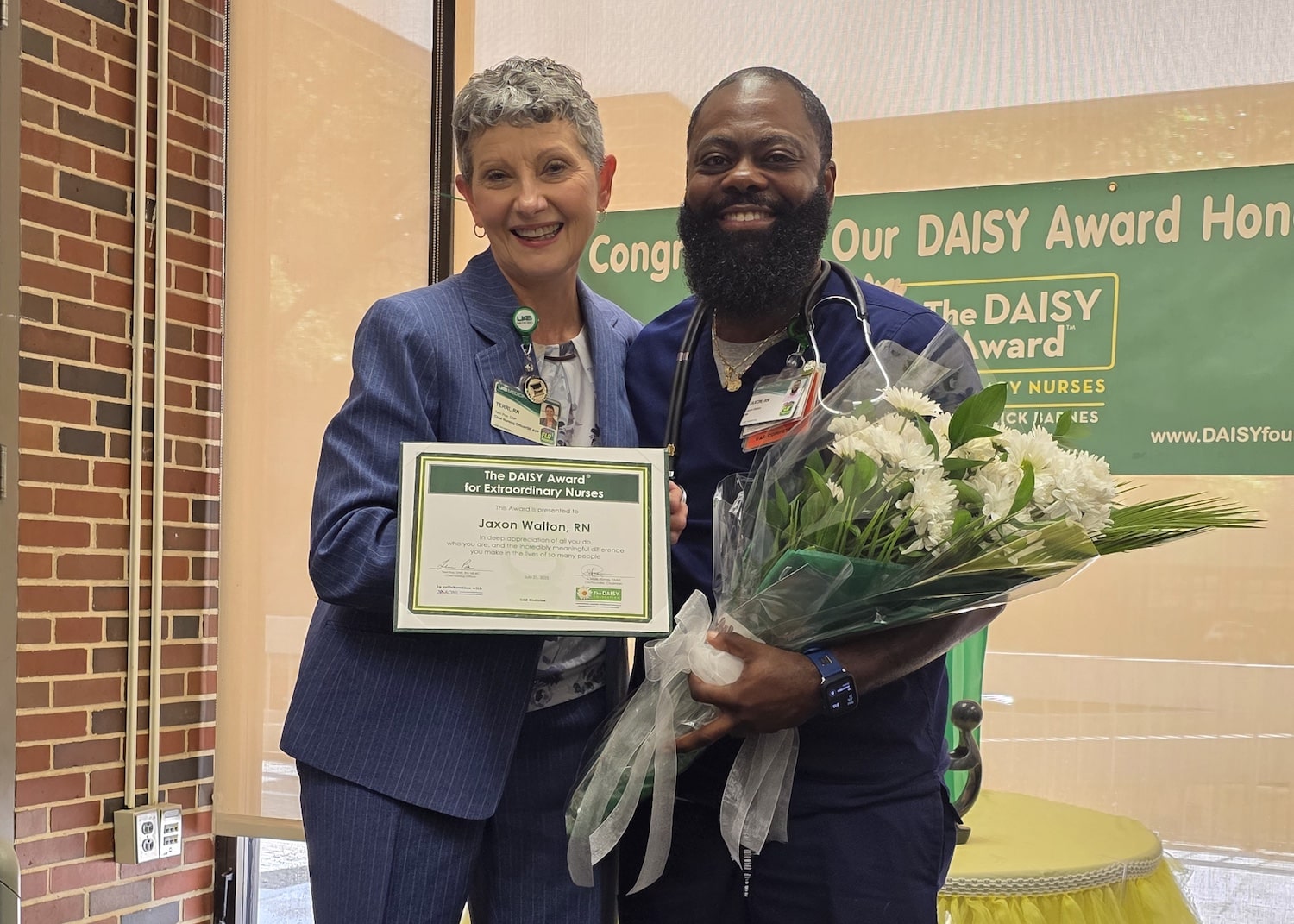 DAISY winner: Jaxon Walton, RN - UAB Medicine